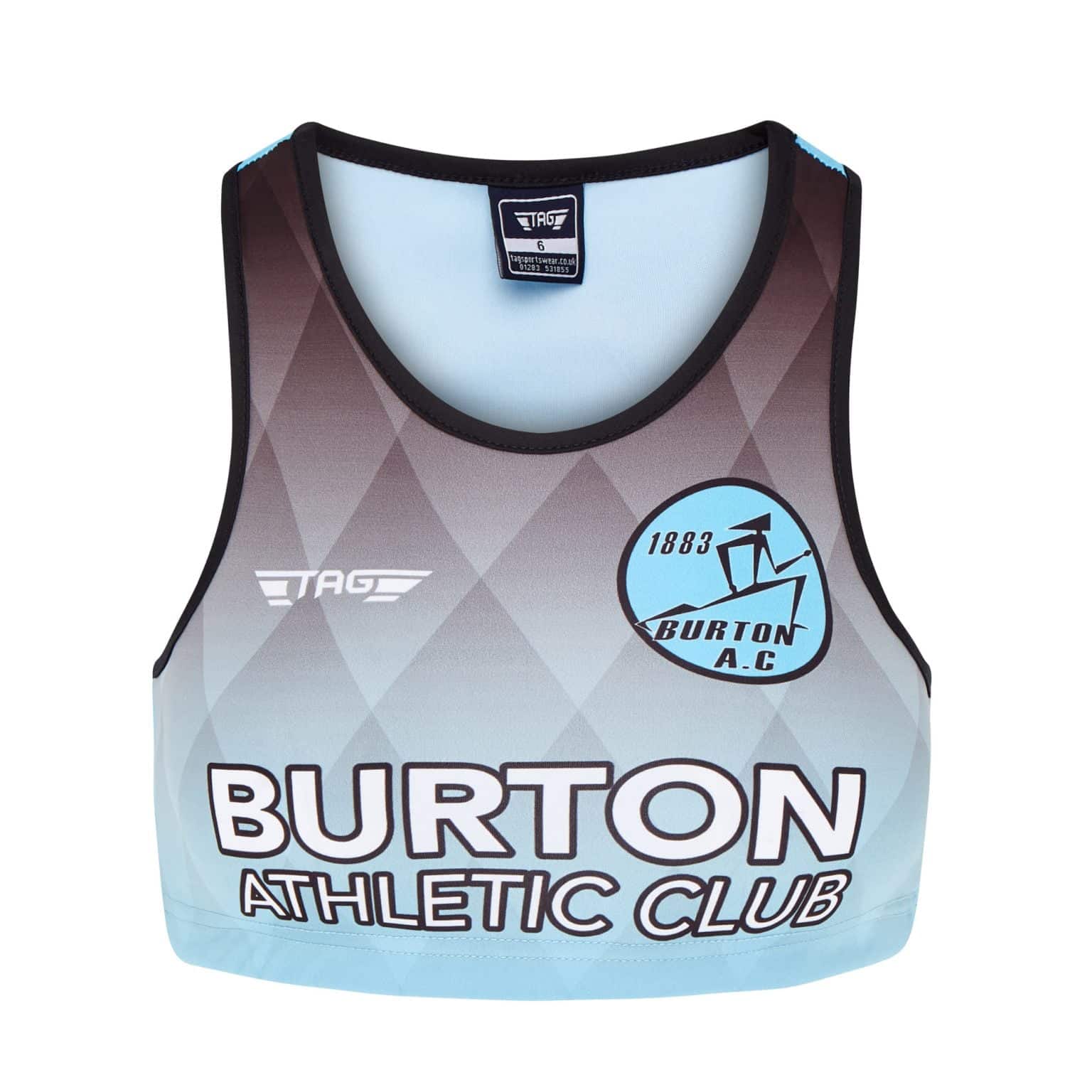 Athletics Crop Tops - TAG Sportswear - Athletics Teamwear Supplier