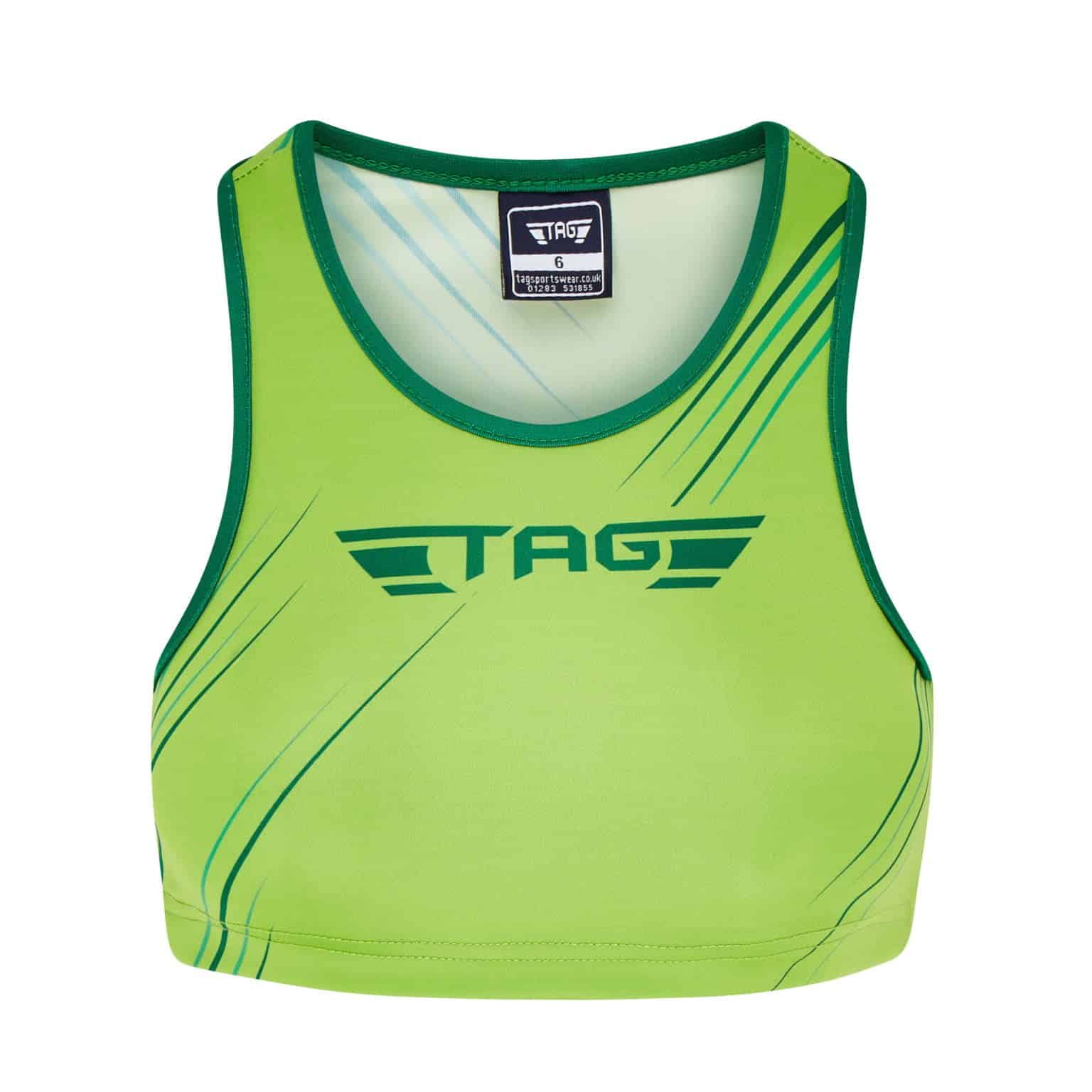 Athletics Crop Tops - TAG Sportswear - Athletics Teamwear Supplier