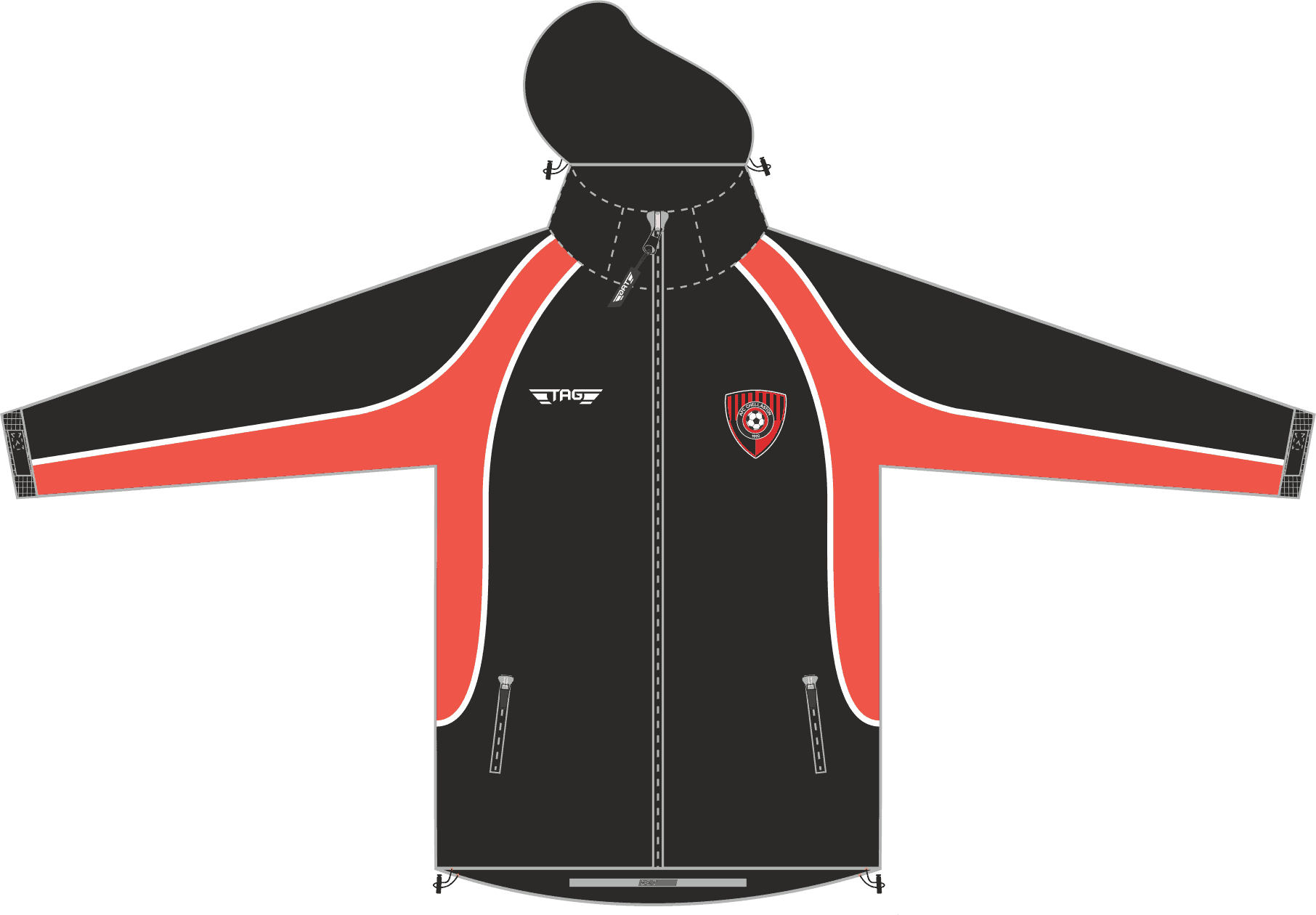 AFC Chellaston - Kiev - Rain Jacket - Mesh Lined - Tag Sportswear