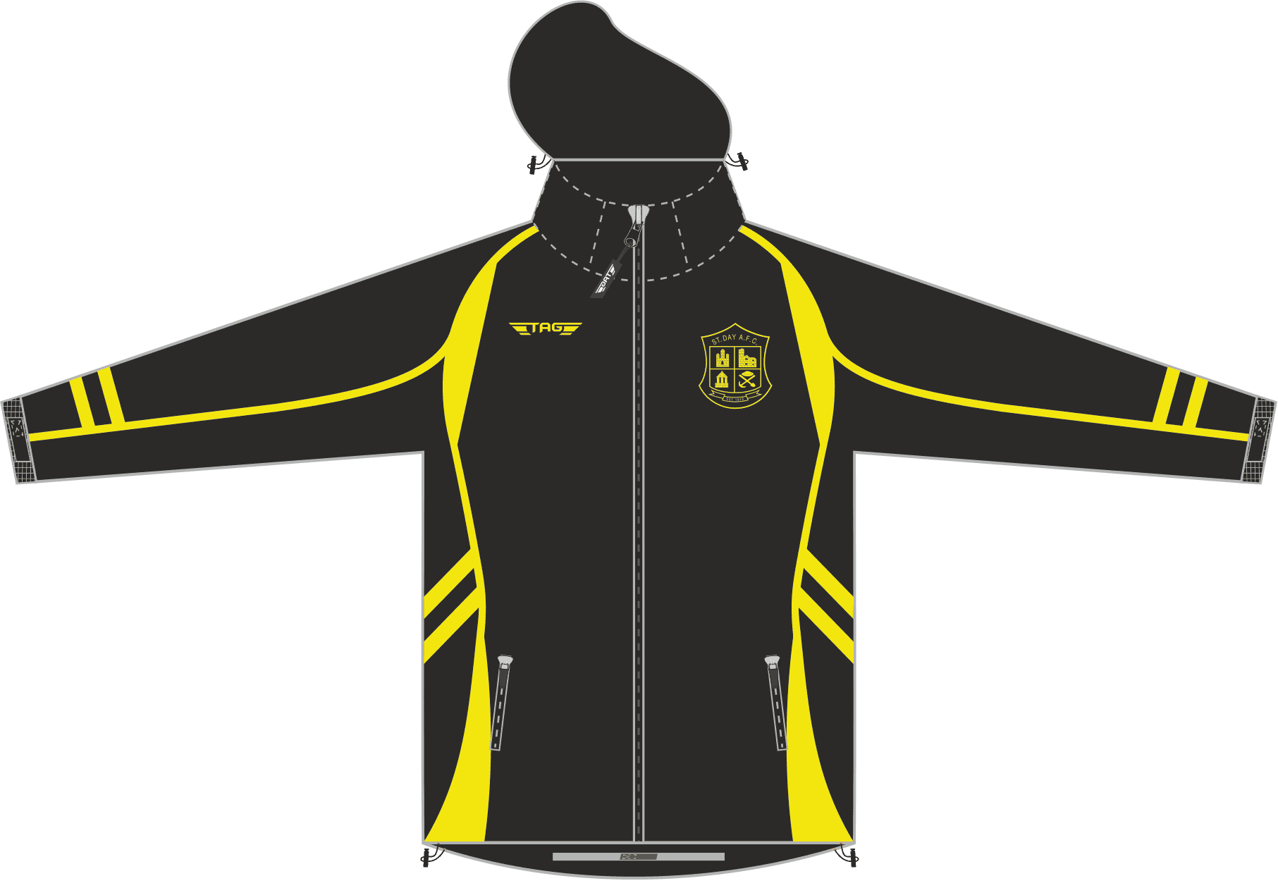 ST Day AFC - New York - Rain Jacket - Mesh Lined - Tag Sportswear