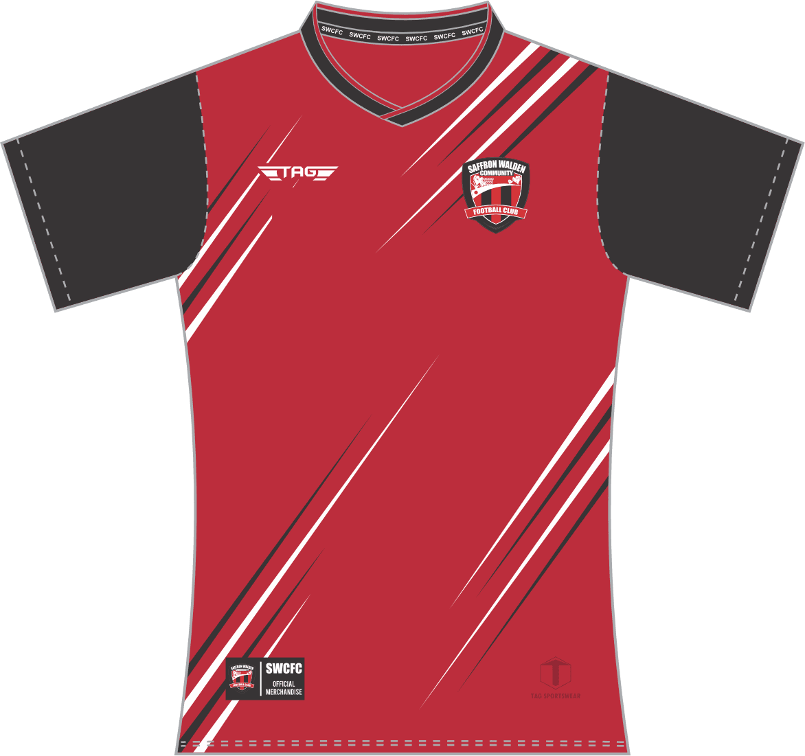 Saffron Walden CFC – Women's – Training Tee - S/S - Hybrid - Tag Sportswear